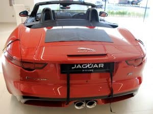 Jaguar F Type Luggage Rack - 5 options in black or chrome