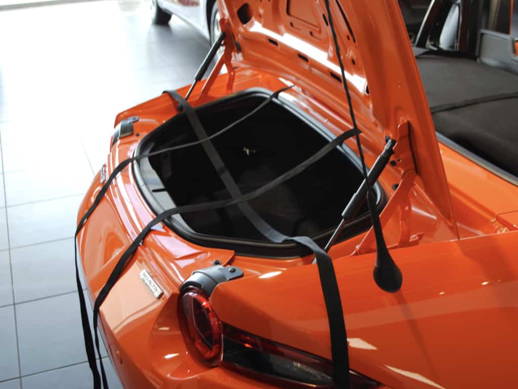 Mazda MX5 RF Luggage Rack : Unique Luggage Bag Just Straps To Boot